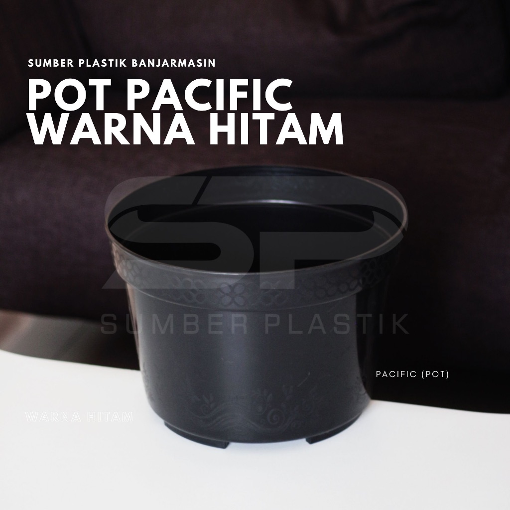 Jual Pacific Pot 35 40 Hitam Wadah Tempat Tanaman Planter Plastik ...