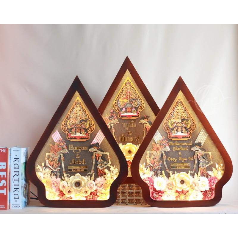 Jual Mahar gunungan wayang kulit | Mahar gunungan wayang | Shopee Indonesia