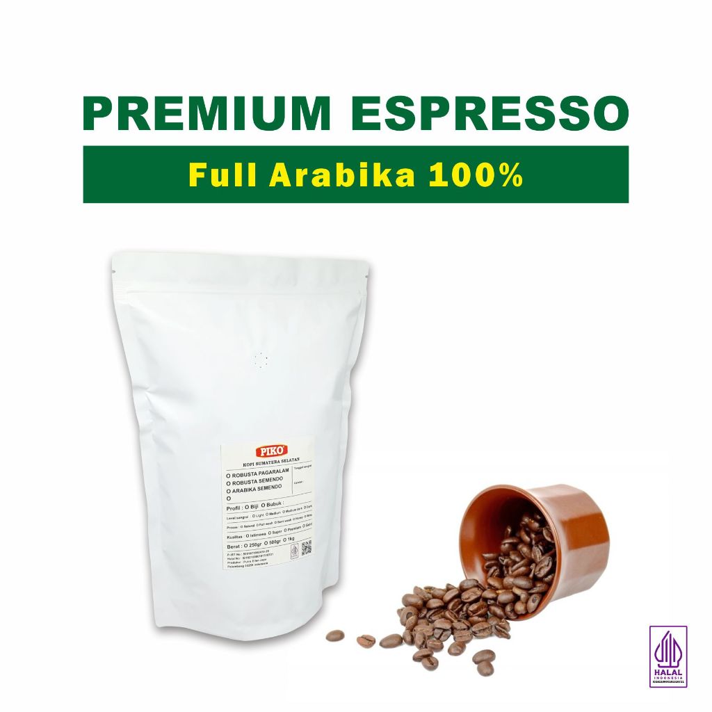 Jual Kopi Espresso Arabika Full 250gr Semendo Blend Premium Biji Kopi ...