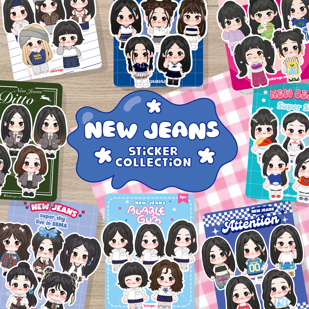 Jual NEW JEANS STICKERPACK COLLECTION | Shopee Indonesia
