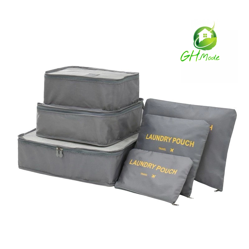 Jual HM - Tas Travel 6 in 1 Traveling bag 1 set isi 6pcs | Shopee Indonesia