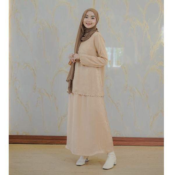 Jual Daff Hijab - Reyya Tunik Set Rok Baju Kurung Melayu | Shopee Indonesia