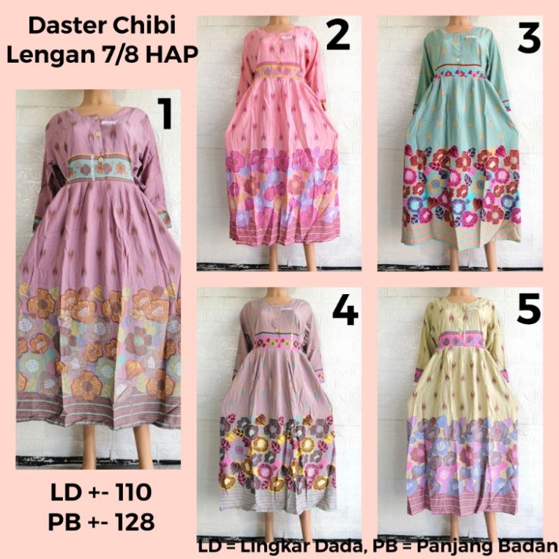 Jual DASTER CHIBI LENGAN 7/8 HAP DASTER MODERN KEKINIAN BUSUI FRIENDLY ...