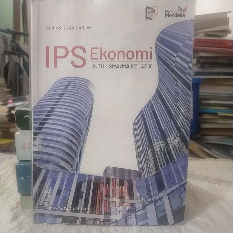 Jual Buku IPS Ekonomi untuk Kelas X 10 SMA / MA Penerbit Erlangga Kurikulum Merdeka | Shopee ...
