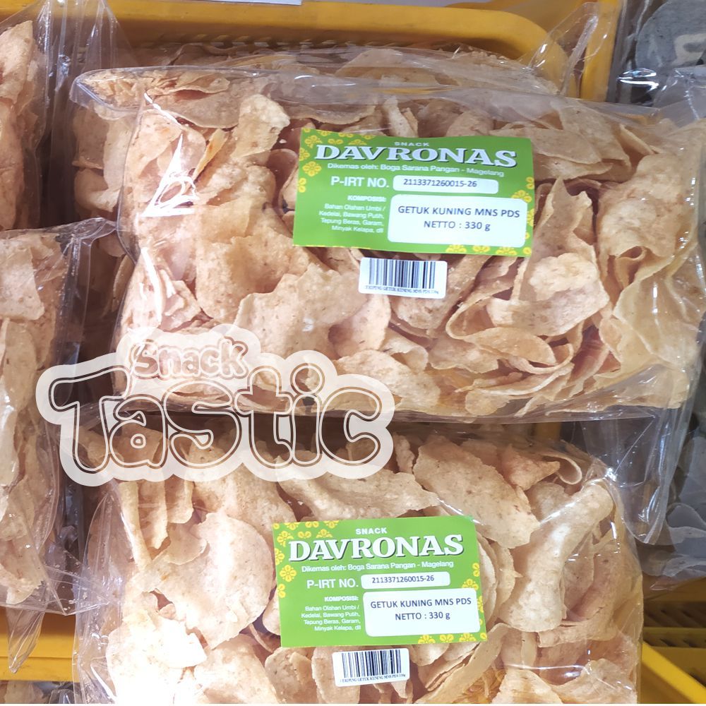 Jual GETUK KUNING MANIS PEDES 330GR DAVRONAS / camilan dan oleh-oleh ...