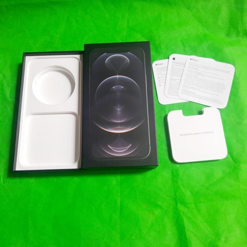 Jual dus box iphone 12 pro max graphite original 100% copotan ibox ...