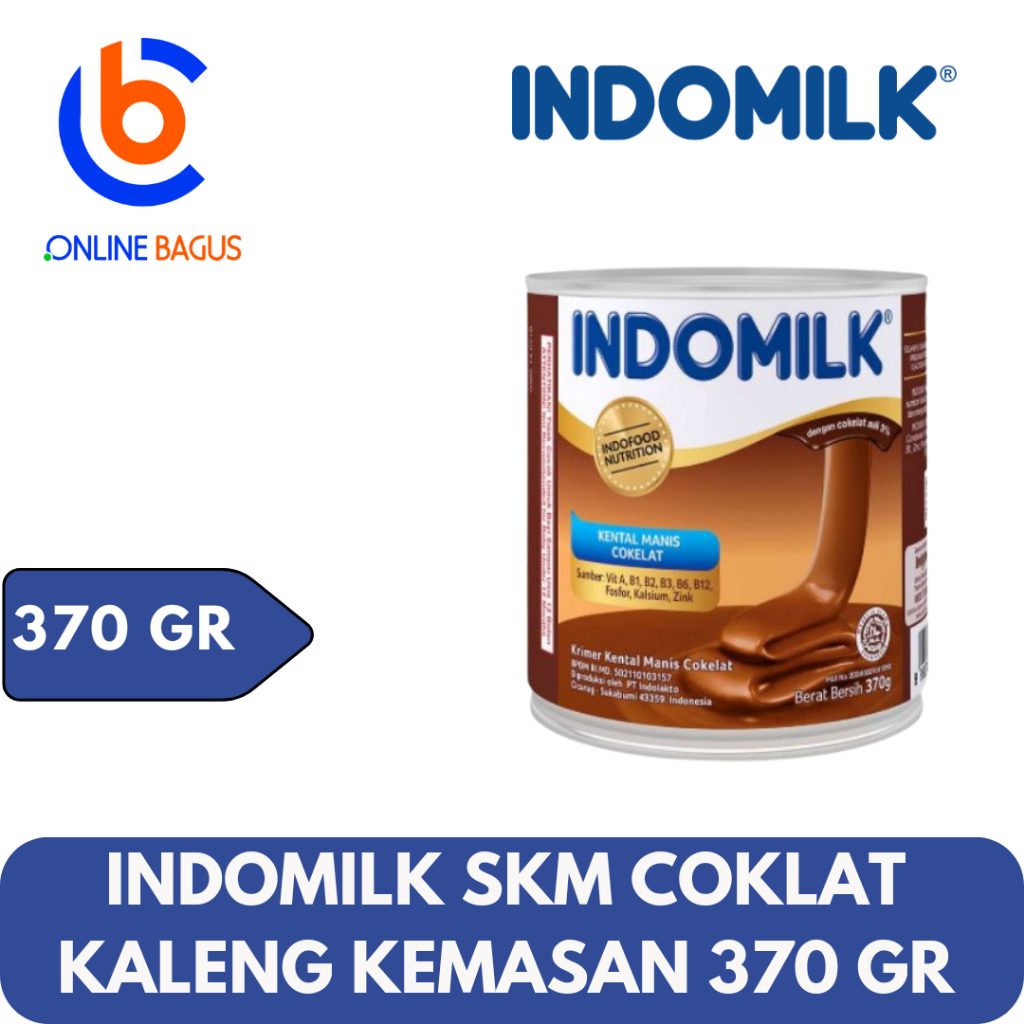 Jual Indomilk SKM Coklat 370 GR | Shopee Indonesia