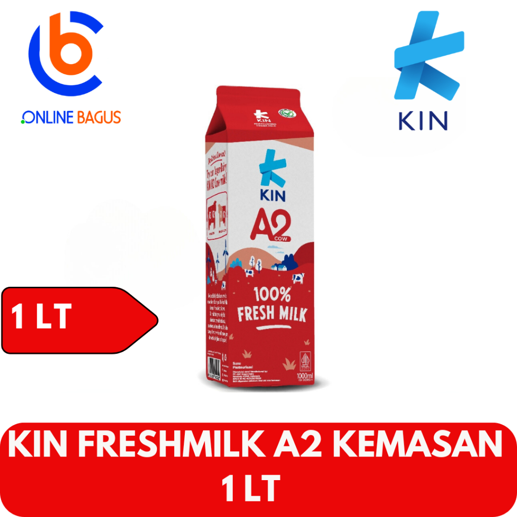 Jual Kin Fresh Milk Full Cream 1 LT | Shopee Indonesia