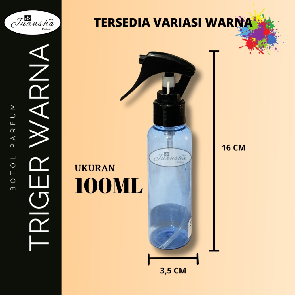 Jual BOTOL SPRAY TRIGGER | BOTOL BR 100ML | TRIGER SPRAY SEMPROT | WARNA VARIAN | Shopee Indonesia