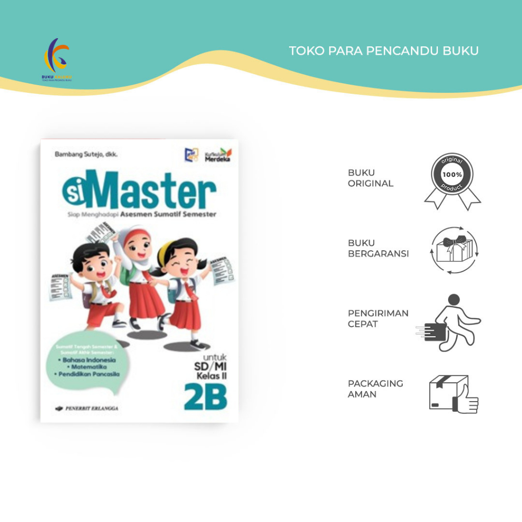 Jual Buku Pelajaran - Si Master Untuk SD/MI Kelas II Jl. 2B - Bambang ...