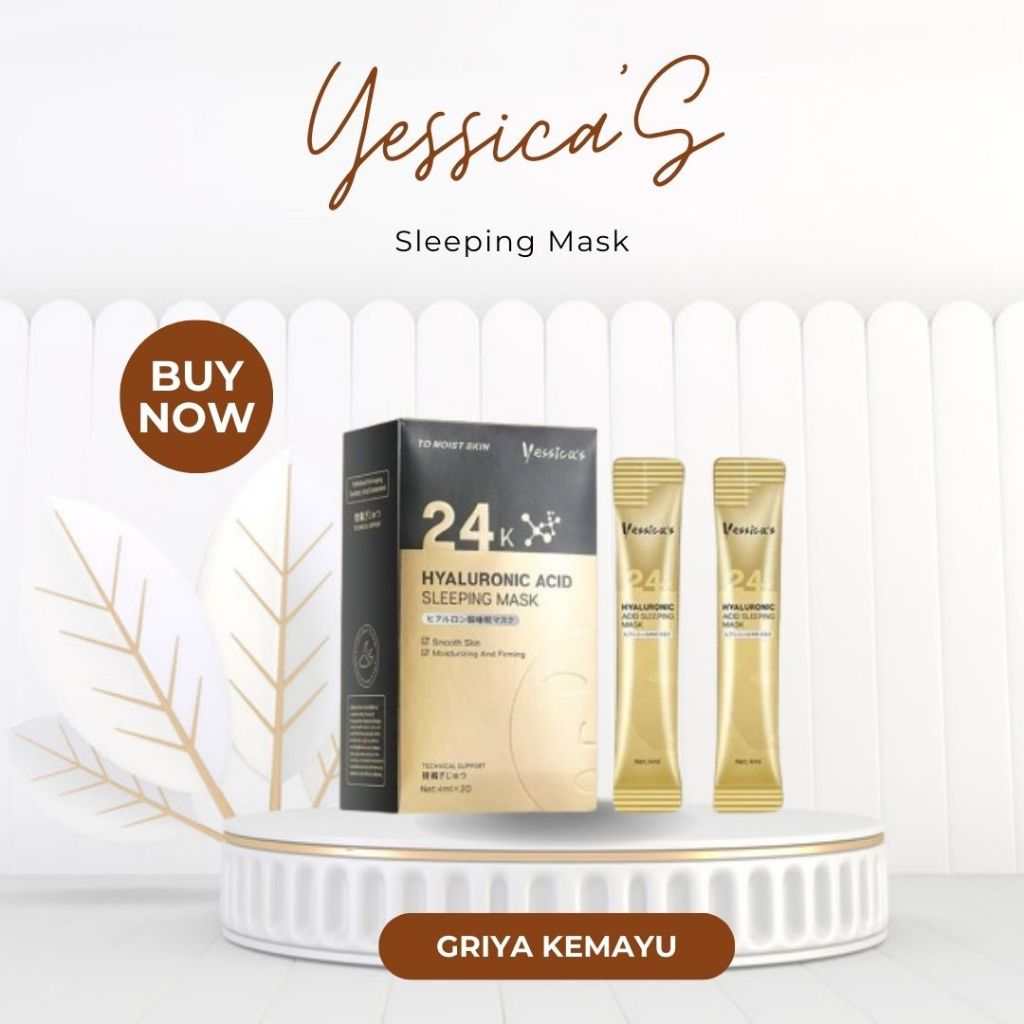 Jual Yessica's Sleeping Mask 24K Hyaluronic Acid Moisturizing Masker ...