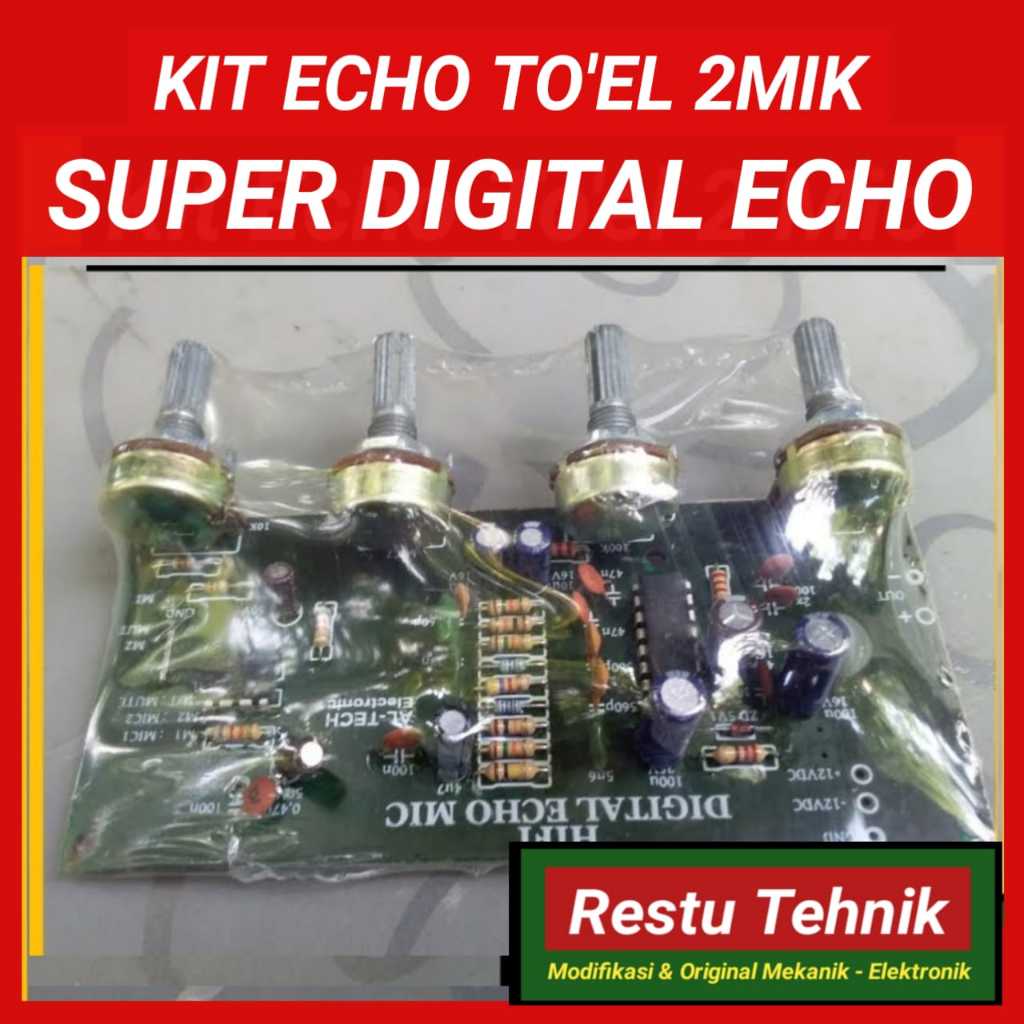 Jual kit echo To'el 2 mic Original | Shopee Indonesia
