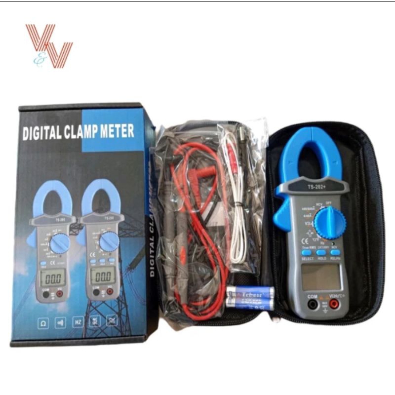 Jual tang amper/digital clamp meter TS-202+ | Shopee Indonesia