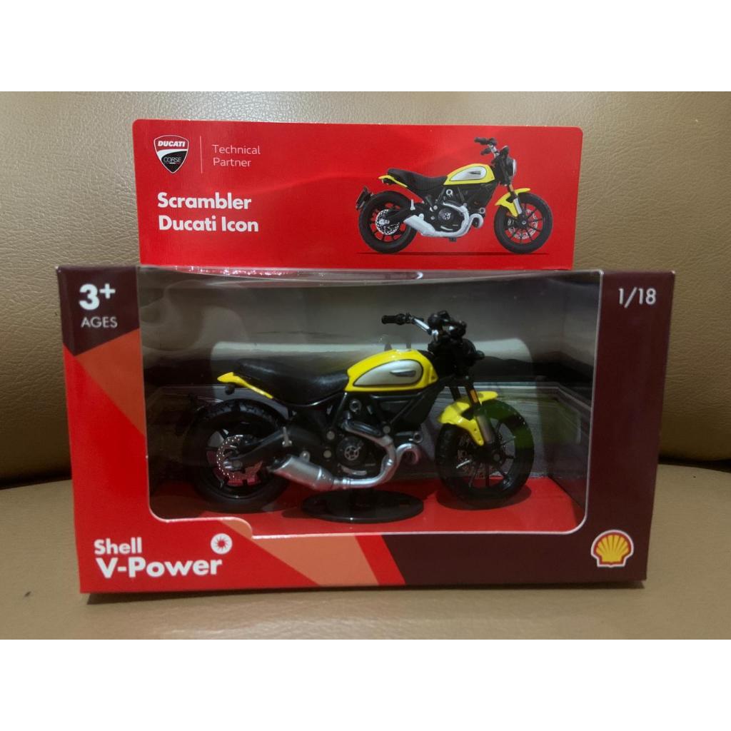 Jual Diecast Ducati Scrambler Ducati Icon Shell V-Power edisi 2024 ...