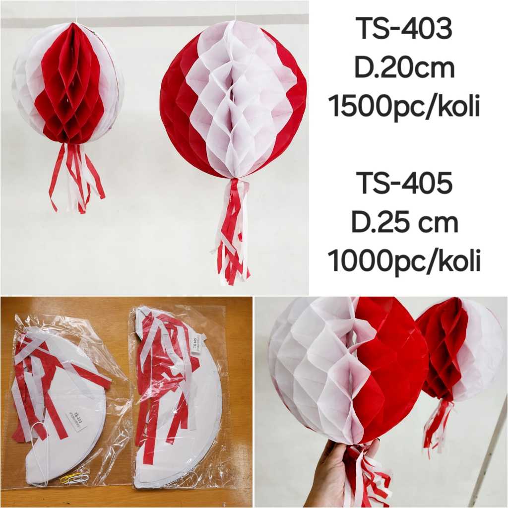 Jual lampion Bintang Merah Putih Hiasan Dekorasi Dirgahayu RI 17an ...