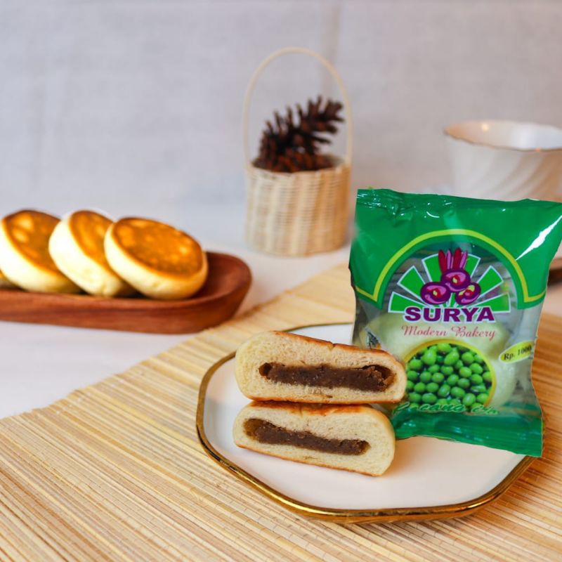 Jual PROMO ROTI GEPENG 1 PACK KACANG IJO/ COKLAT/ KELAPA PREMIUM BIKIN ...