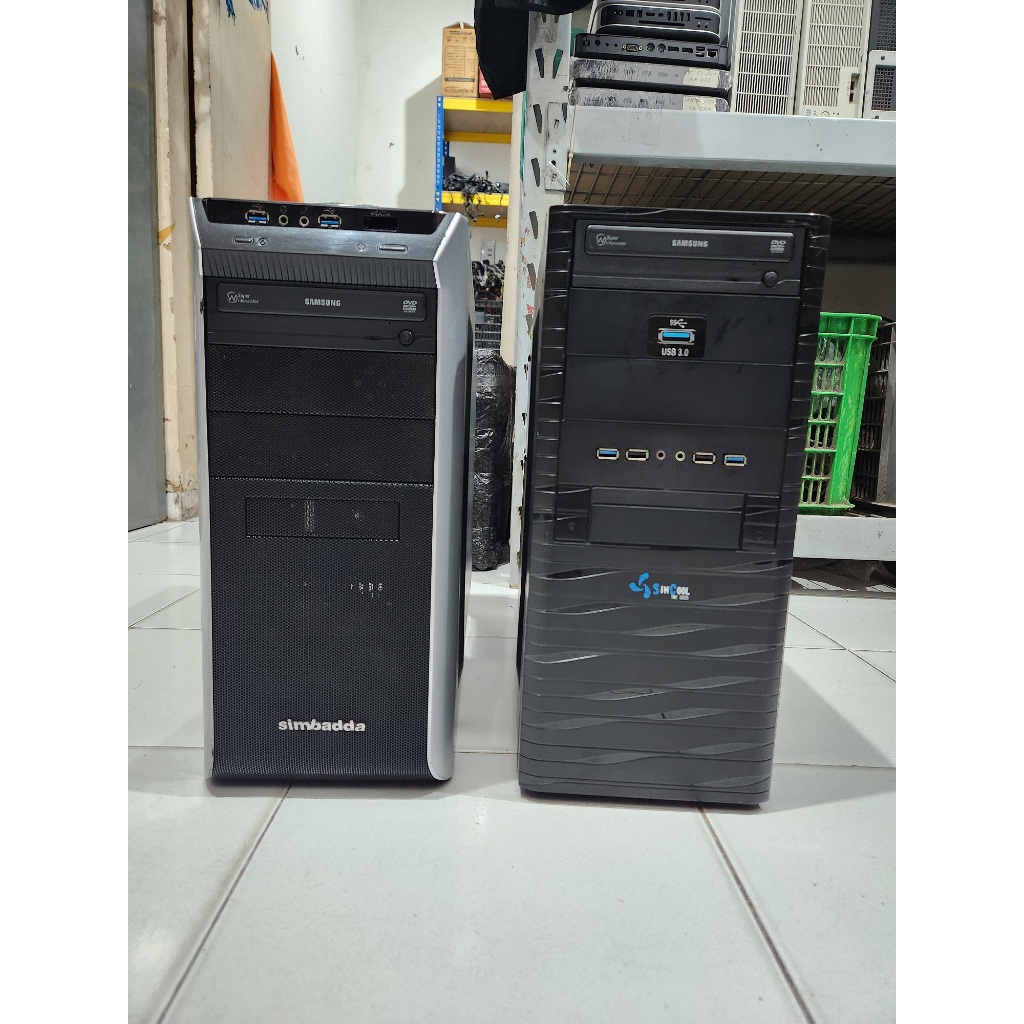 Jual casing pc ATX simbadda, psu bawah, usb 3.0, muat fan 12cm, case ...