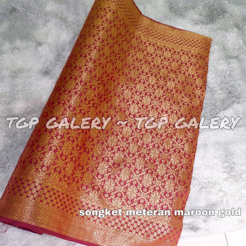 Jual Bahan Songket / Bahan Songket Meteran / Bahan Tenun Songket ...