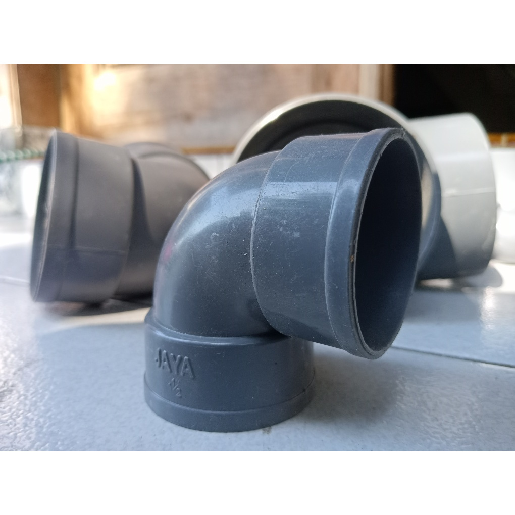 Jual Knee Elbow Bengkok pipa paralon 3inch/dim JAYA | Shopee Indonesia