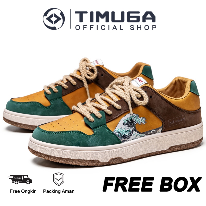 Jual TIMUGA Sepatu Pria Sneakers Casual Outdoor Comfort Stylish Sepatu ...