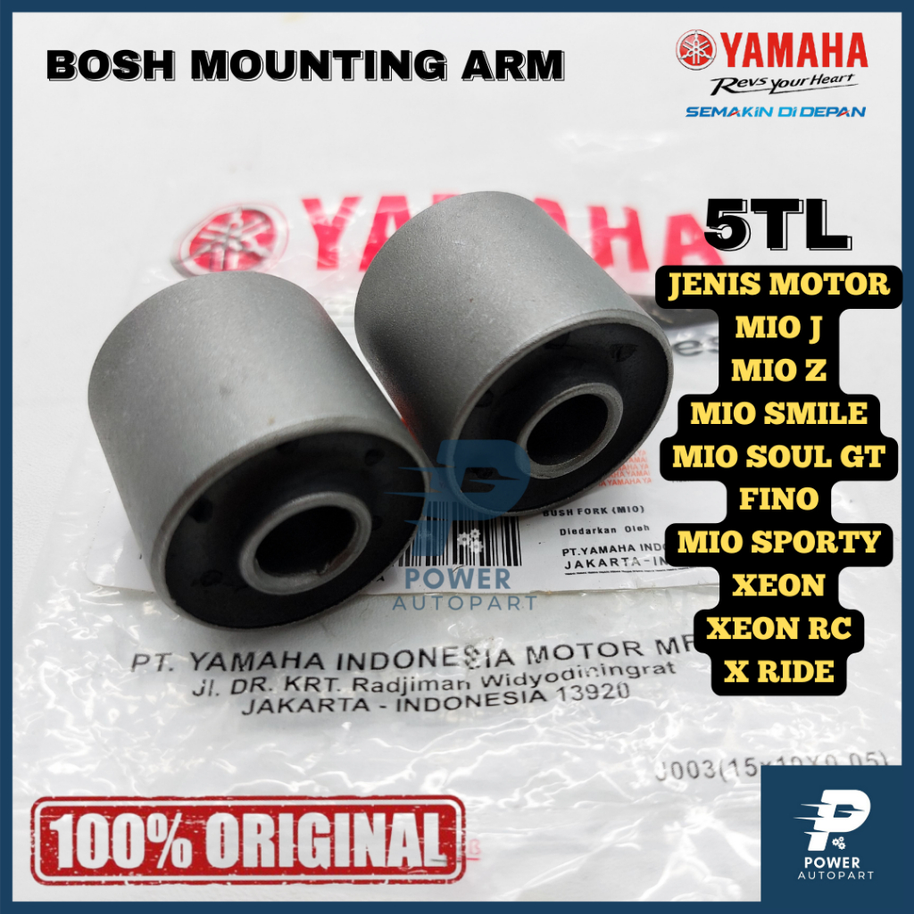 Jual BOSH MONTING ARM YAMAHA 5TL MIO J, MIO SOUL, FINO, MIO SMILE, MIO ...