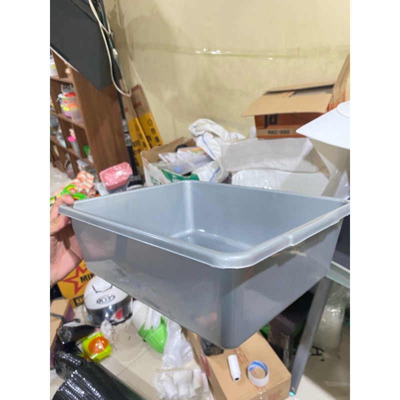 Jual Bak Persegi Panjang SILVER / BAK TAHU - Baskom / Ember Plastik ...