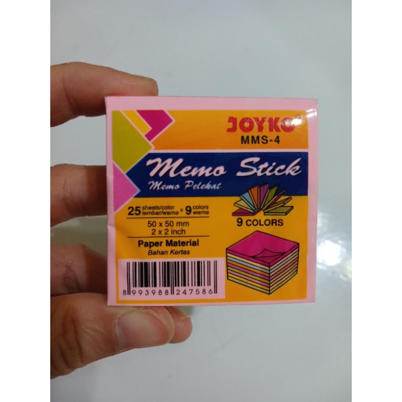 Jual Memo Stick Joyko MMS-4 / Post-it Joyko | Shopee Indonesia