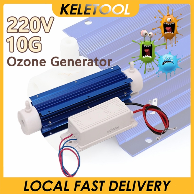 Jual 220V 10G Ozone Generator Tube Water Tabung Air Purifier Water Adjustable Purifier tabung ...