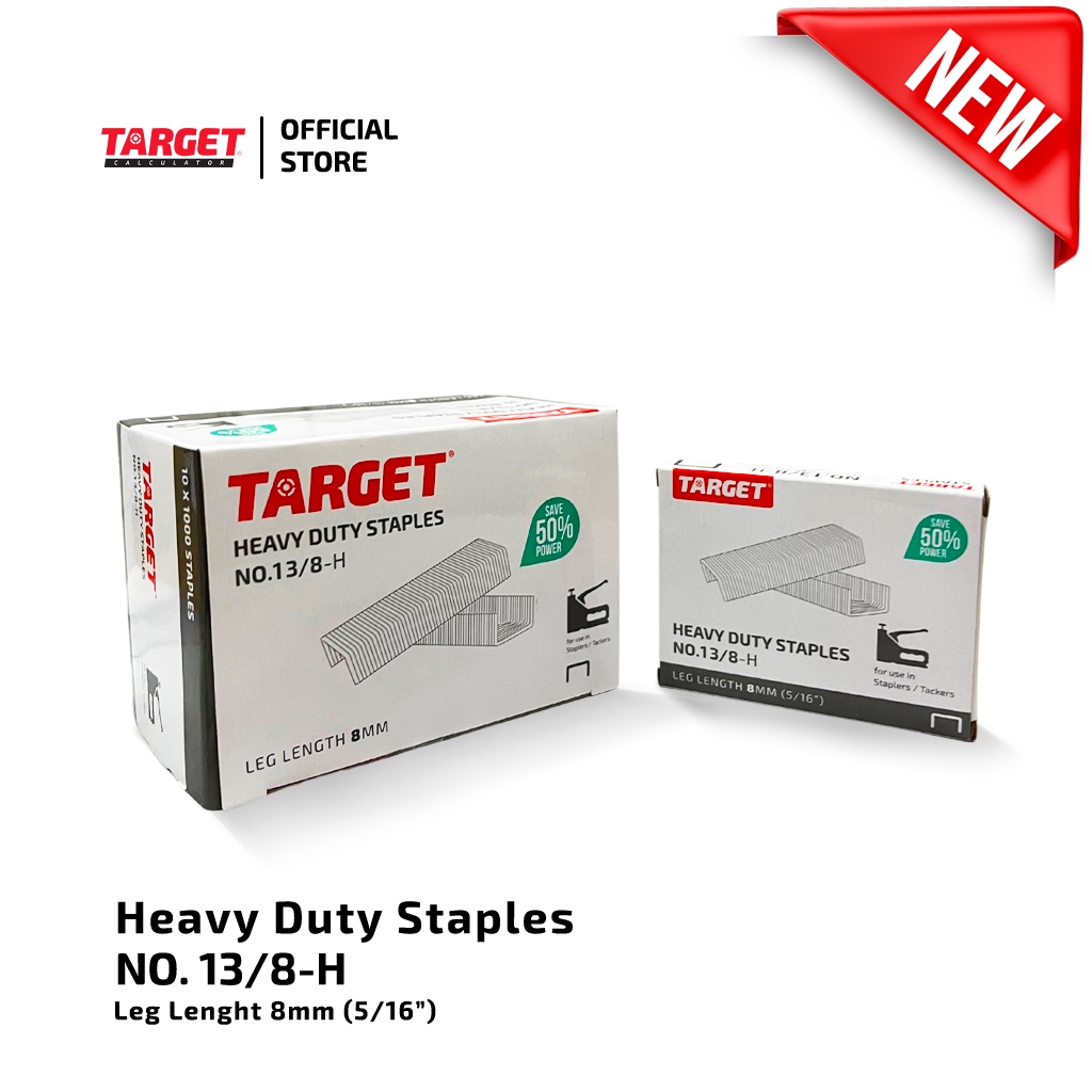 Jual Target - Staples No. 13/ 8 ( heavy duty staples ) | Shopee Indonesia