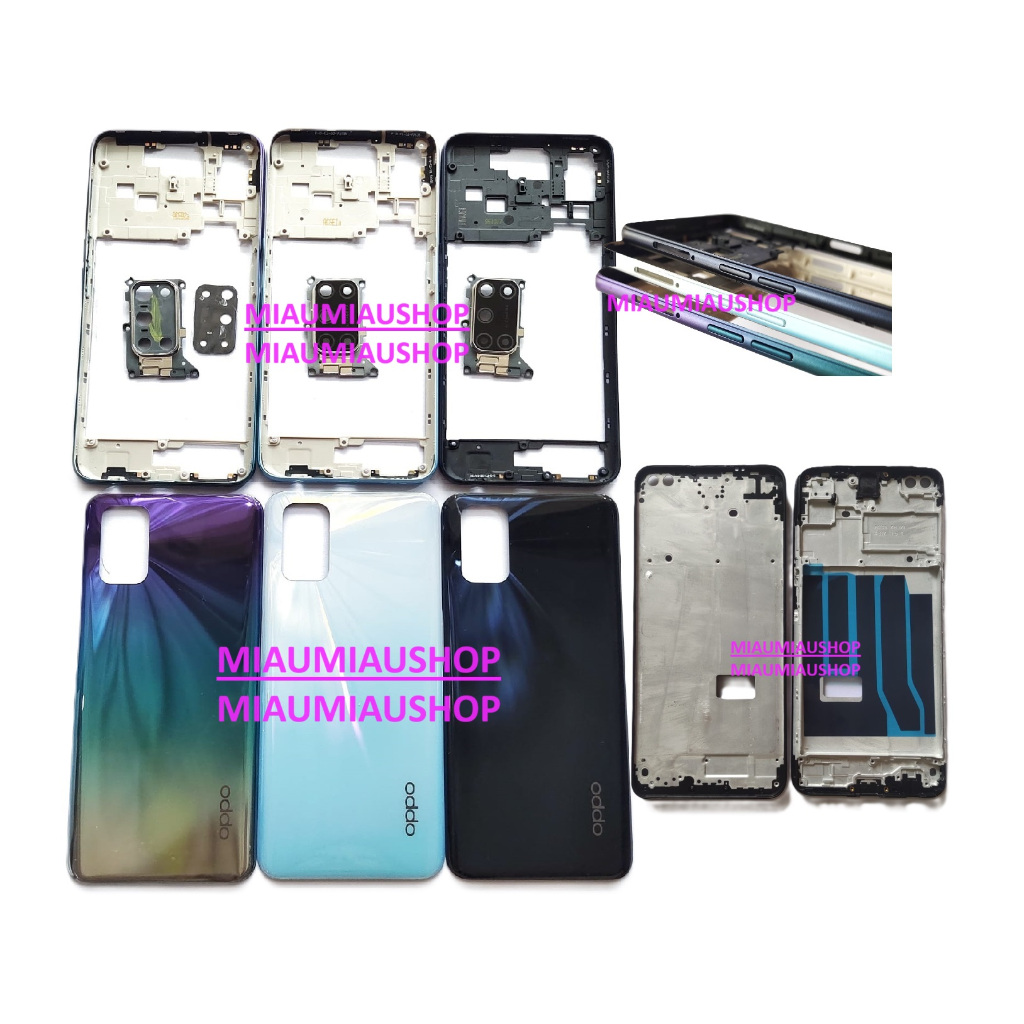 Jual TULANG BAZEL BACK CASING HOUSING FULLSET OPPO A52 A92 TUTUPAN ...