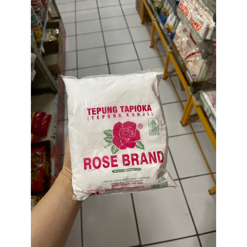 Jual tepung tapioka rose brand 500g - tepung kanji rose brand | Shopee ...