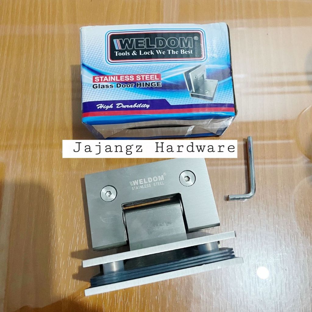 Jual ENGSEL SHOWER WELDOM 90⁰ (KACA-KACA)/ SHOWER HINGES GLASS TO GLASS ...