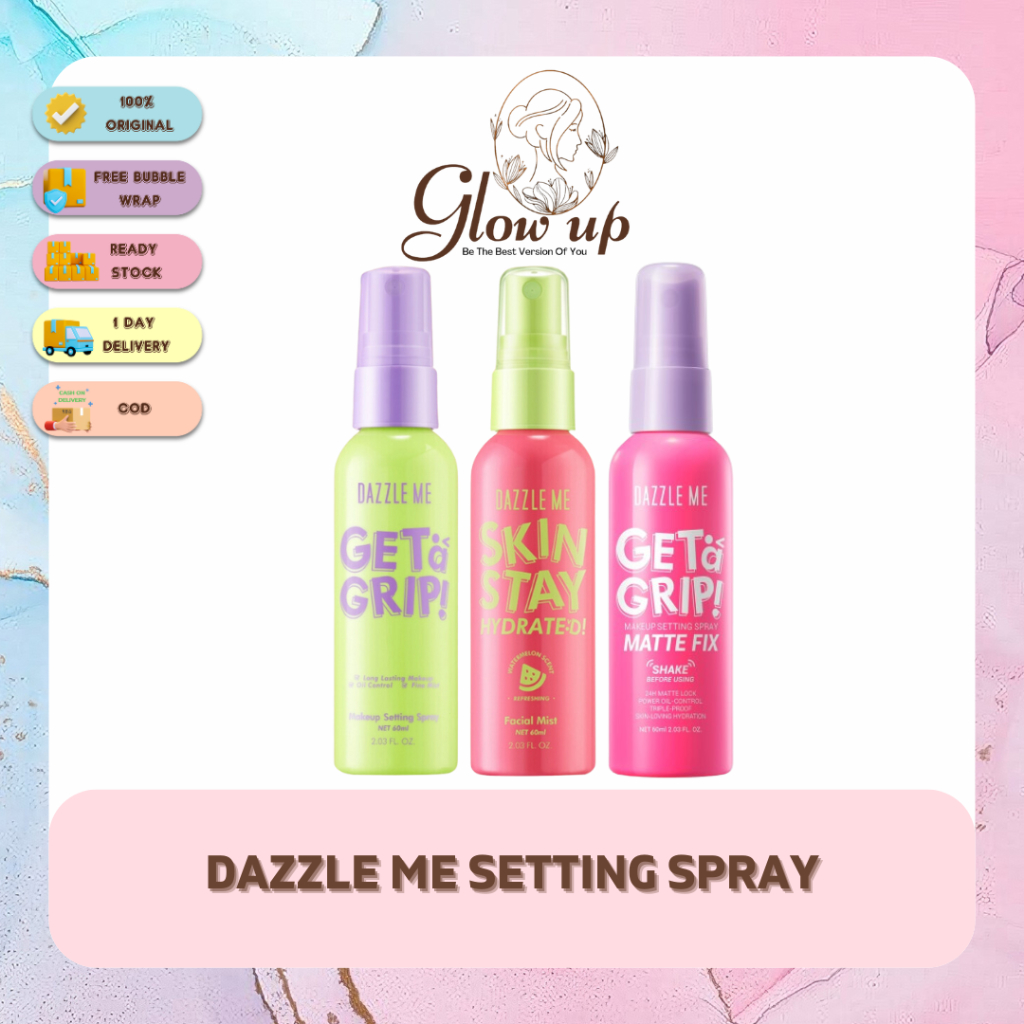 Jual [READY STOK] DAZZLE ME Get a Grip! Makeup Setting Spray 60ml ...