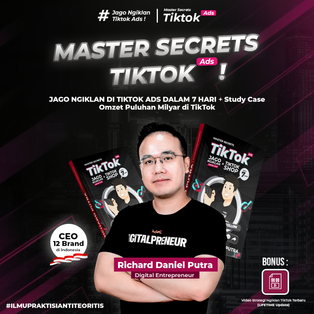 Jual BUKU MASTER SECRETS TIKTOK ADS 5.0 | Shopee Indonesia