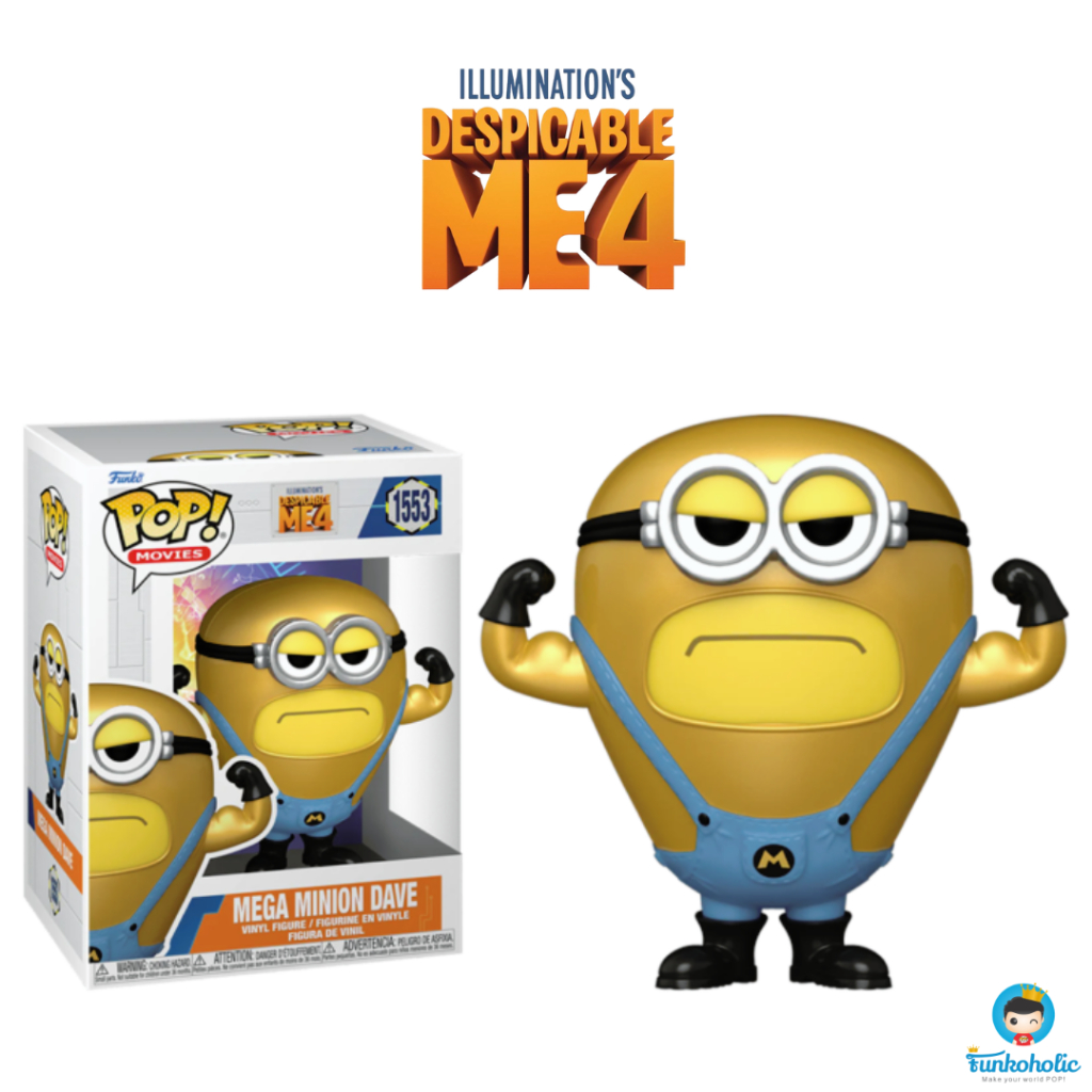 Jual Funko POP! Movie Despicable Me 4 - Mega Minion Dave #1553 | Shopee ...