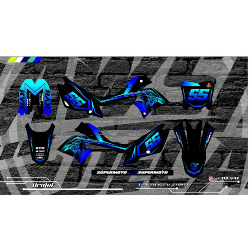 Jual decal D-Tracker custom desain pesanan Yogyakarta | Shopee Indonesia