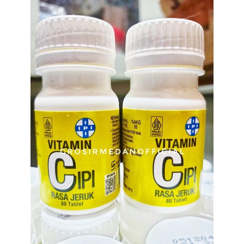 Jual VITAMIN C IPI ISI 80 TABLET KEMASAN BESAR | Shopee Indonesia