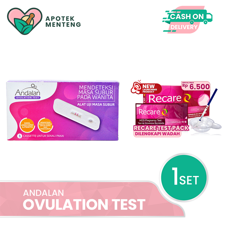 Jual Andalan Ovulation Test - Alat Uji Masa Kesuburan Wanita | Shopee ...