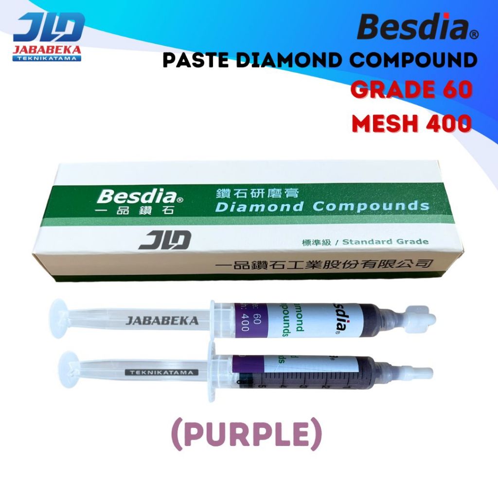 Jual BESDIA Grade 400 Diamond Compound Grade 60 Mesh 400 #400 5 Gram ...