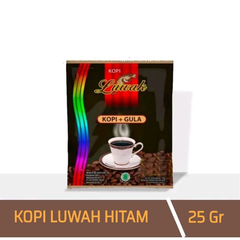 Jual Luwak Kopi + Gula 25gr (Twin Packs) - Kopi Hitam Plus Gula ...