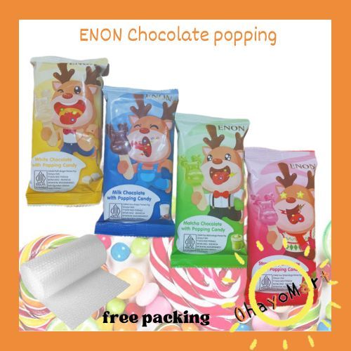 Jual ENON Chocolate popping candy / Enon permen cokelat meletuk ...
