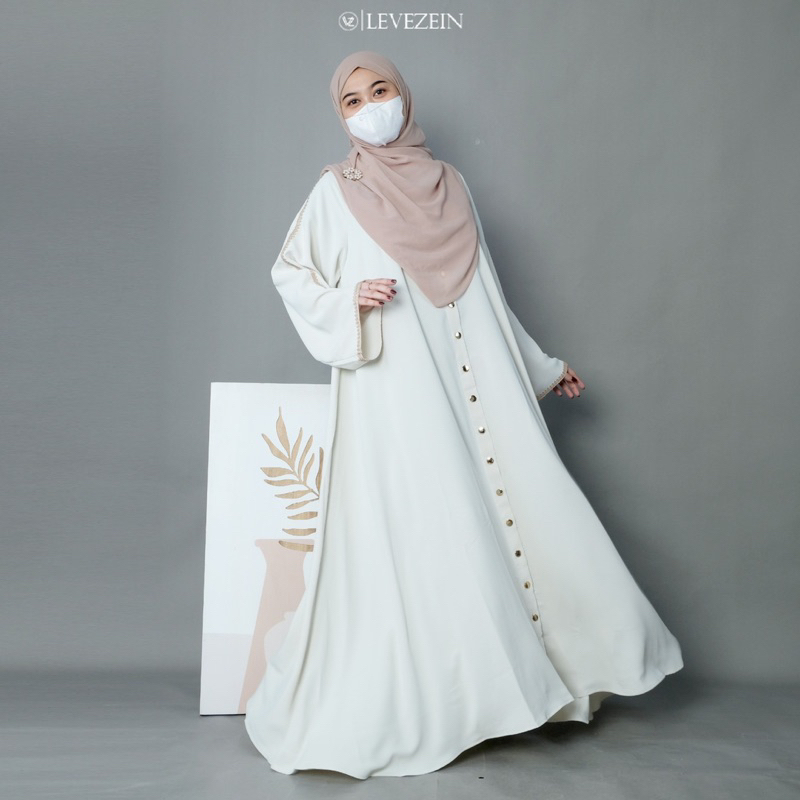 Jual Raudhah Abaya Syari bahan sophia by Levezein (Gamis Haji dan Umroh) | Shopee Indonesia
