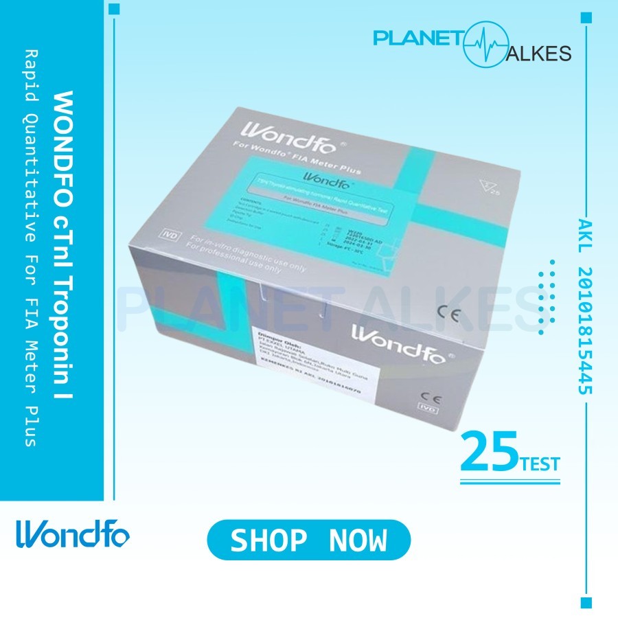 Jual WONDFO TROPONIN I (cTnl) Rapid Test for FIA Meter Plus @25 Test ED ...