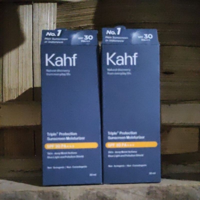 Jual KAHF Sunscreen Moisturizer triple protection SPF 30+++ 30ml ...