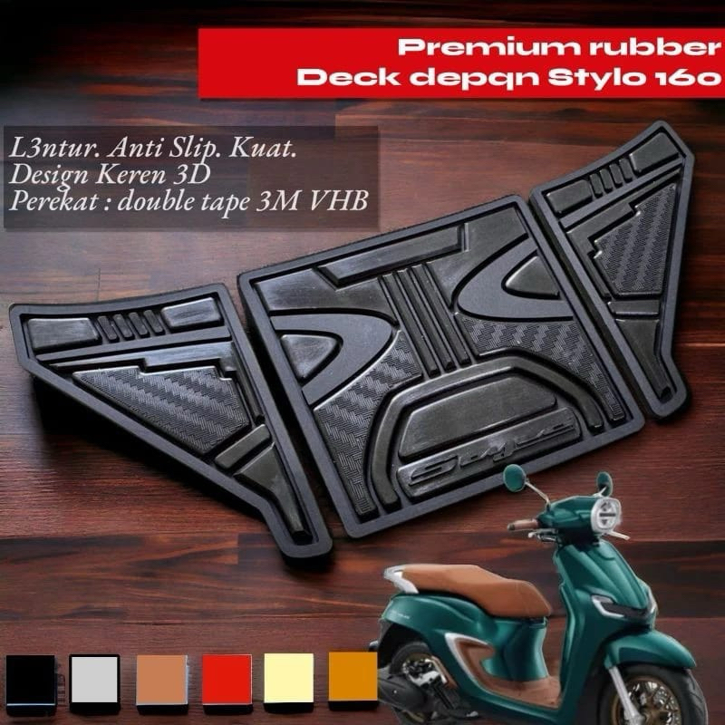 Jual Cover Deck Bawah Deoan Stylo 160 Rubber Bahan Karet Premium PNP ...