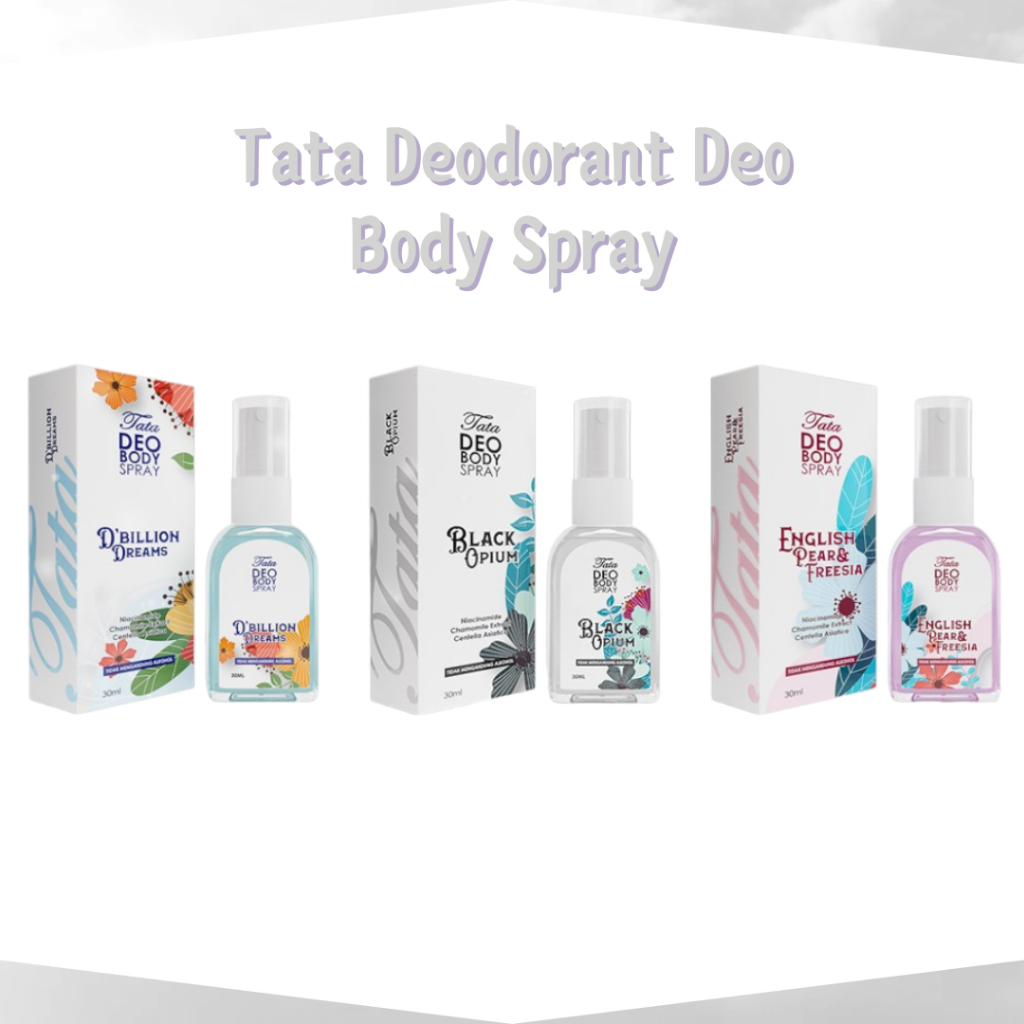 Jual NUZ Tata Deodorant Deo Body Spray 30ml | Shopee Indonesia