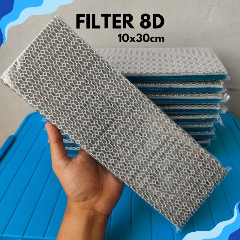 Jual Kapas Busa Filter 8D 8 D 8 Layer ORIGINAL Good Quality Aquarium ...