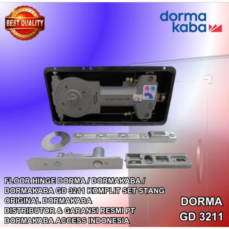 Jual Floor Hinge/Engsel Tanam Dorma/DormaKaba GD 3211 Original Garansi ...