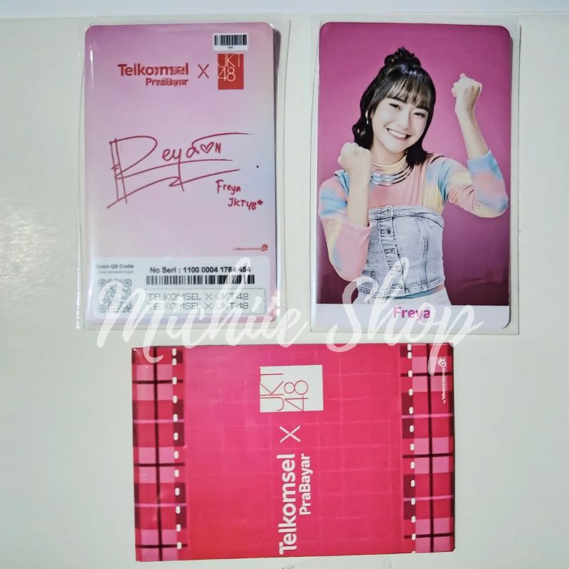 Jual Photocard Freya JKT48 x Telkomsel Official + Digital Content | Non Kuota (Cek Deskripsi ...
