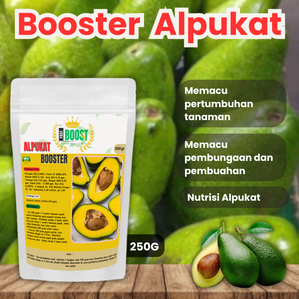 Jual Pupuk Booster Alpukat Agar Lebih Cepat Berbuah Pupuk Organik Penyubur dan Perangsang Buah ...